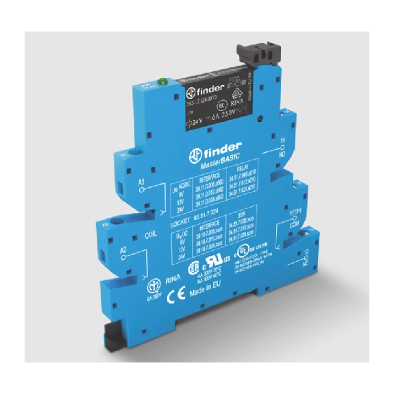 Interfaccia modulare a relé 1 scambio 6A 24V ac/dc 391100240060 al ...