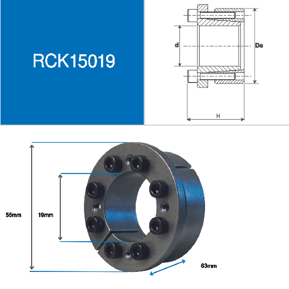 CMW - Frette de serrage RCK15 diamètre 19 X 55 au meilleur prix - CMW ...