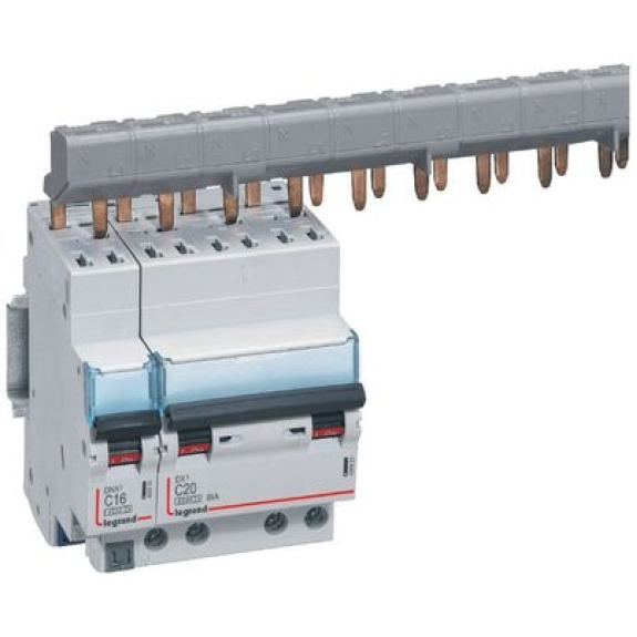 Disjoncteur phase + neutre DNX³ 4500 6kA arrivée bornes automatiques 1 module 1P+N 230V 2A ...