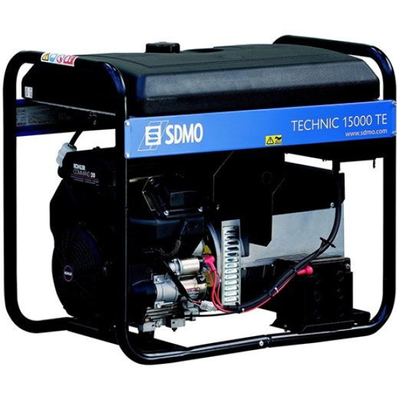Groupe électrogène SDMO essence triphasé 14,4 kVA TECHNIC 15000 TE au meilleur prix - SDMO ...