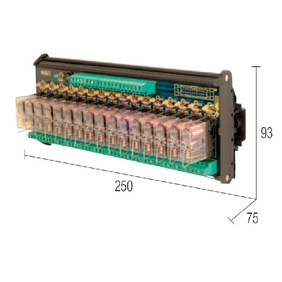 Module 16 Relais SPDT 12A-250VAC, 24VAC/DC Commun universel au meilleur ...
