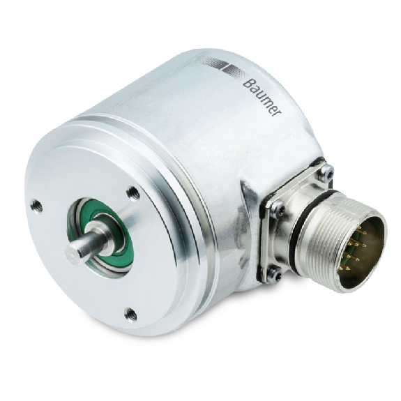 Codeur inc. de sécurité Ø58mm Axe plein 6mm 1024i/t 24Vdc PushPull au ...