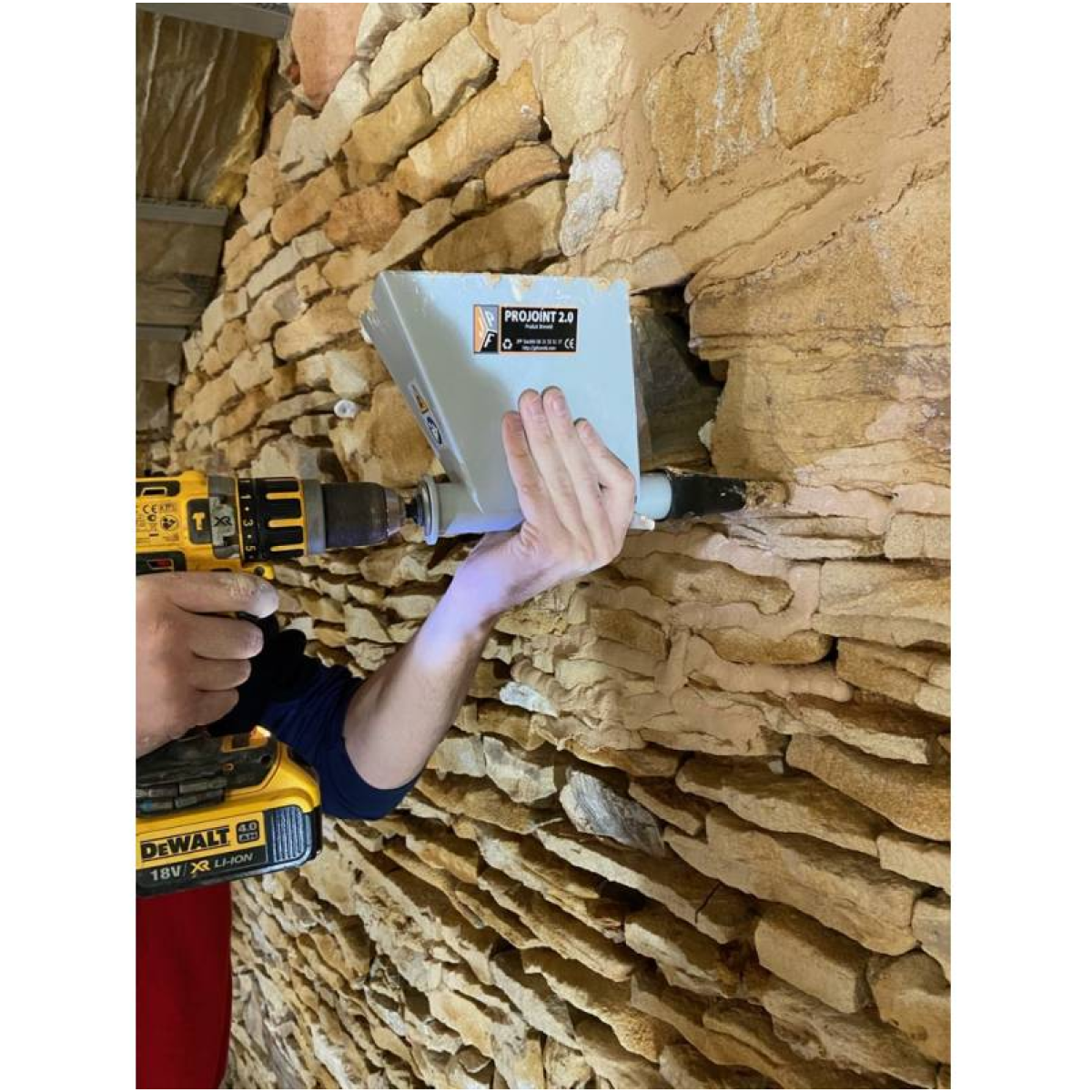 Machine de rejointoiement et maçonnerie. Projoint 2.0 au meilleur prix ...