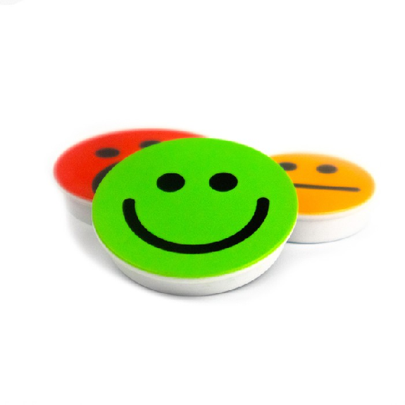 Aimant picto et smiley rond 40mm au meilleur prix - Magnetiques.fr ...